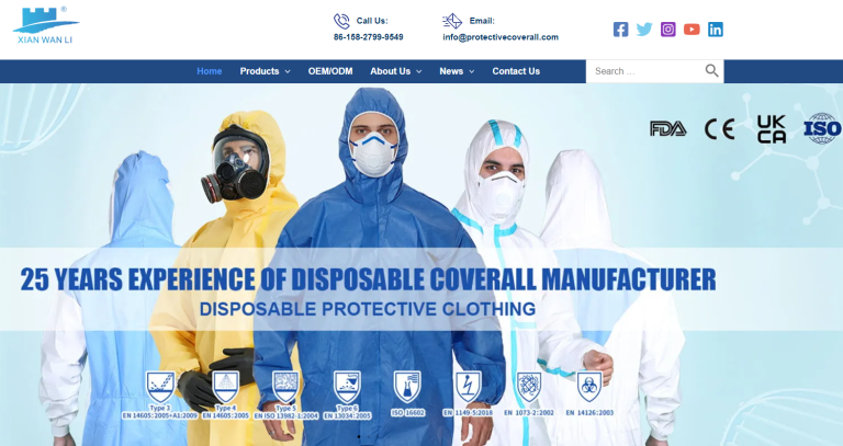 Top 5 PPE Manufacturers in China