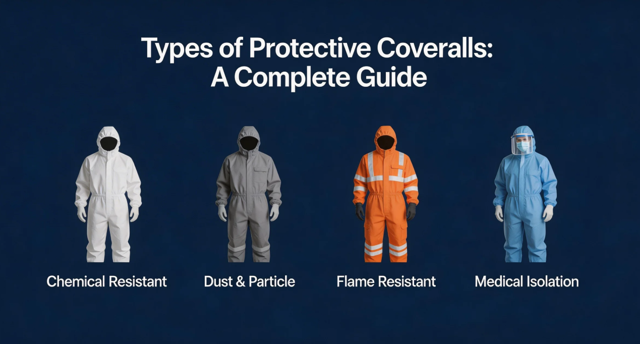 Types of Protective Coveralls Explained | Type 1–6 Protective Clothing ...